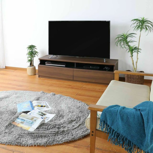 テレビ台 幅149cm 高さ40cm ダークブラウン 65V型対応 シンプル テレビ台 幅149cm 高さ40cm ダークブラウン 65V型対応 シンプル